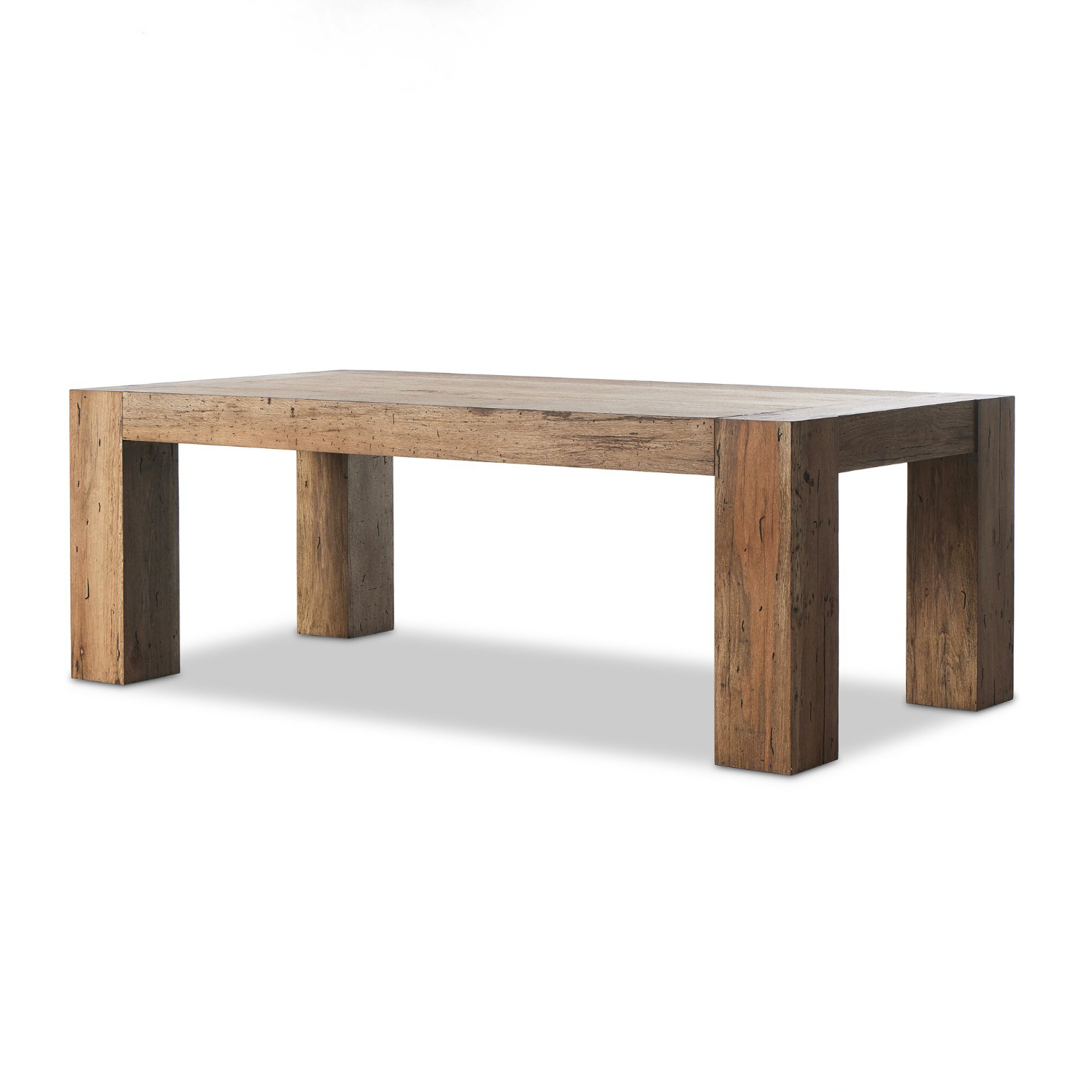 Abaso Dining Table - Rustic Wormwood – Arcadia Modern Home