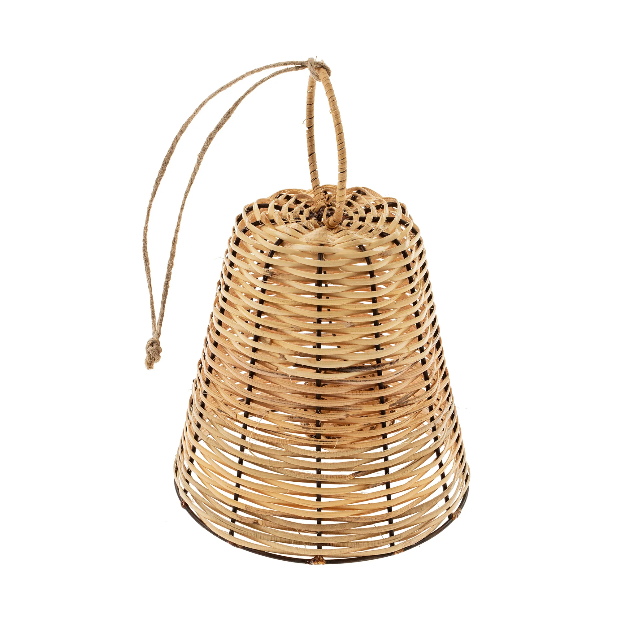 Woven Cane Bell Large – Arcadia Modern Home