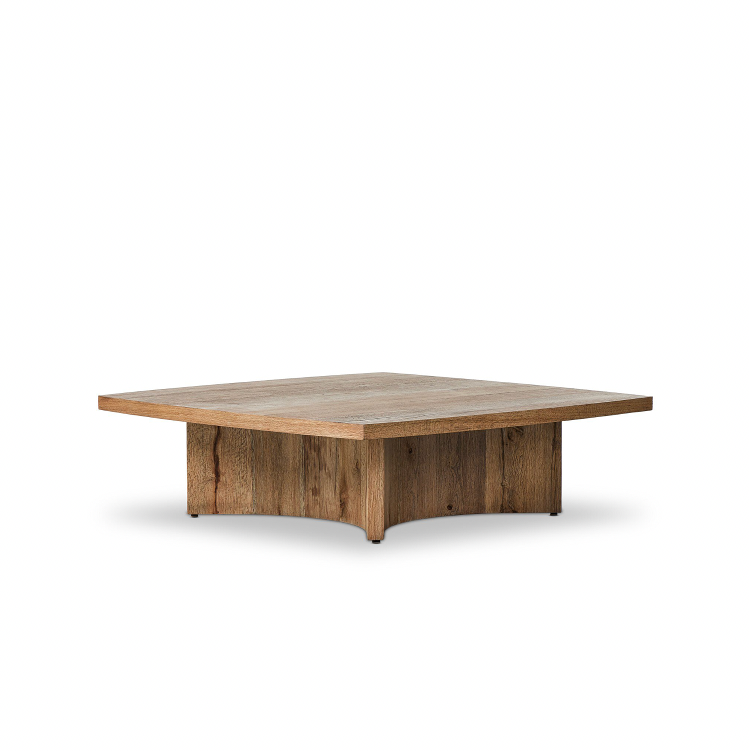 Brinton Square Coffee Table - Rustic Oak – Arcadia Modern Home
