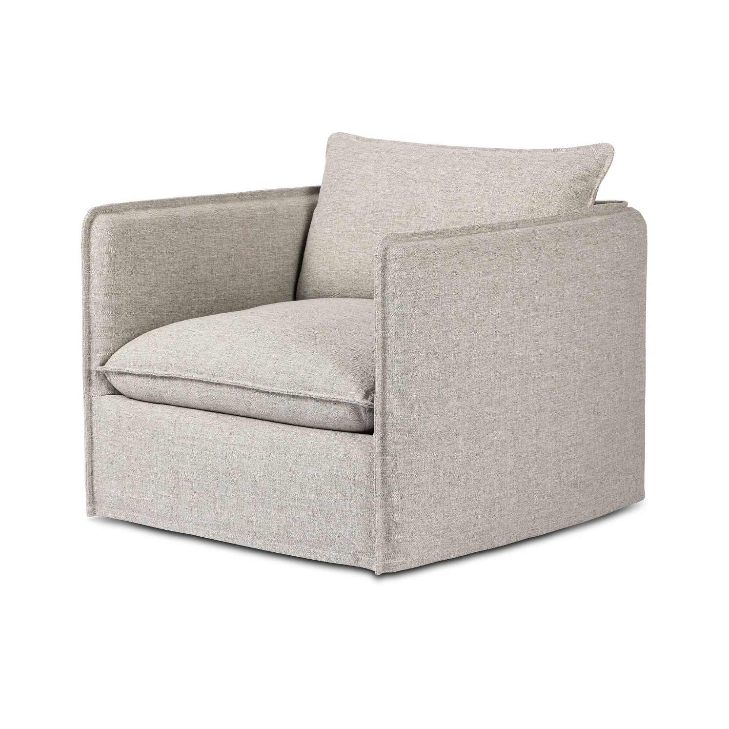 Andre Outdoor Swivel Chair - Alessi Slate – Arcadia Modern Home