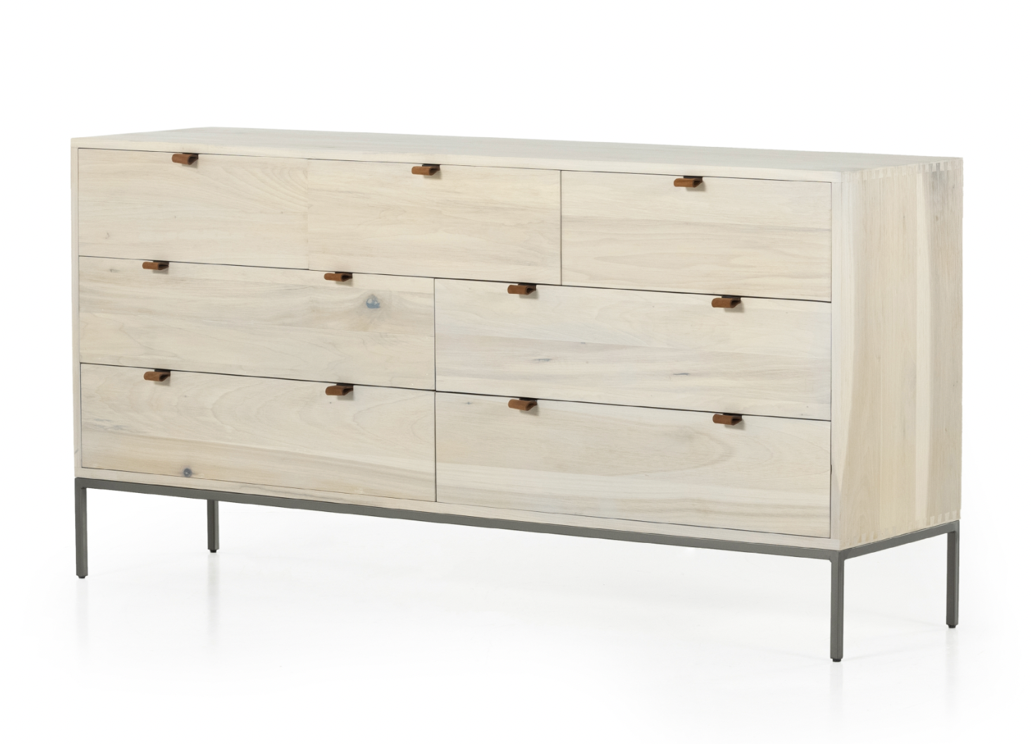 Trey 7 Drawer Dresser - Dove Poplar – Arcadia Modern Home