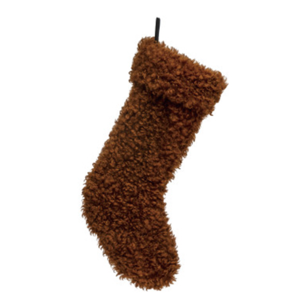 Sherpa Stocking - Brown – Arcadia Modern Home